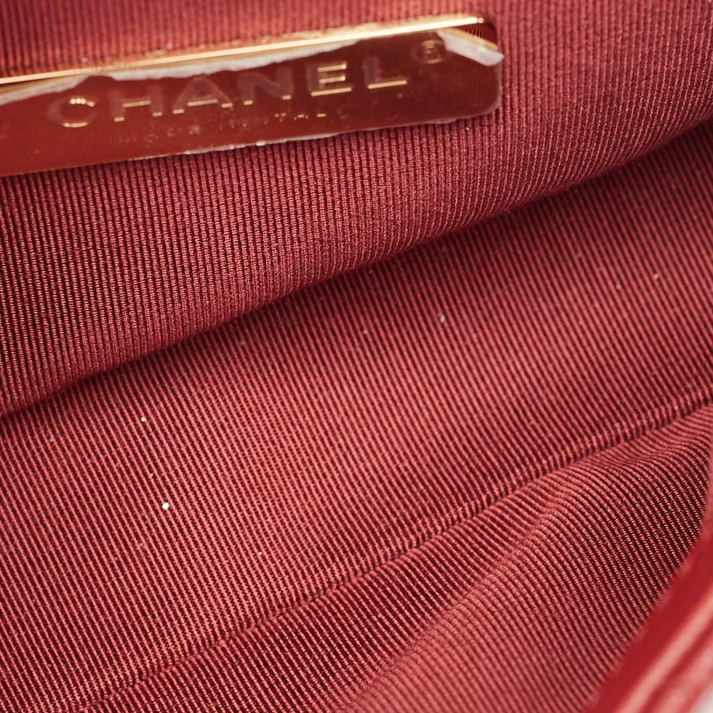 Chanel Chanel Dark Red Quilted Leather CC Flap Belt Bag - Luggage ...