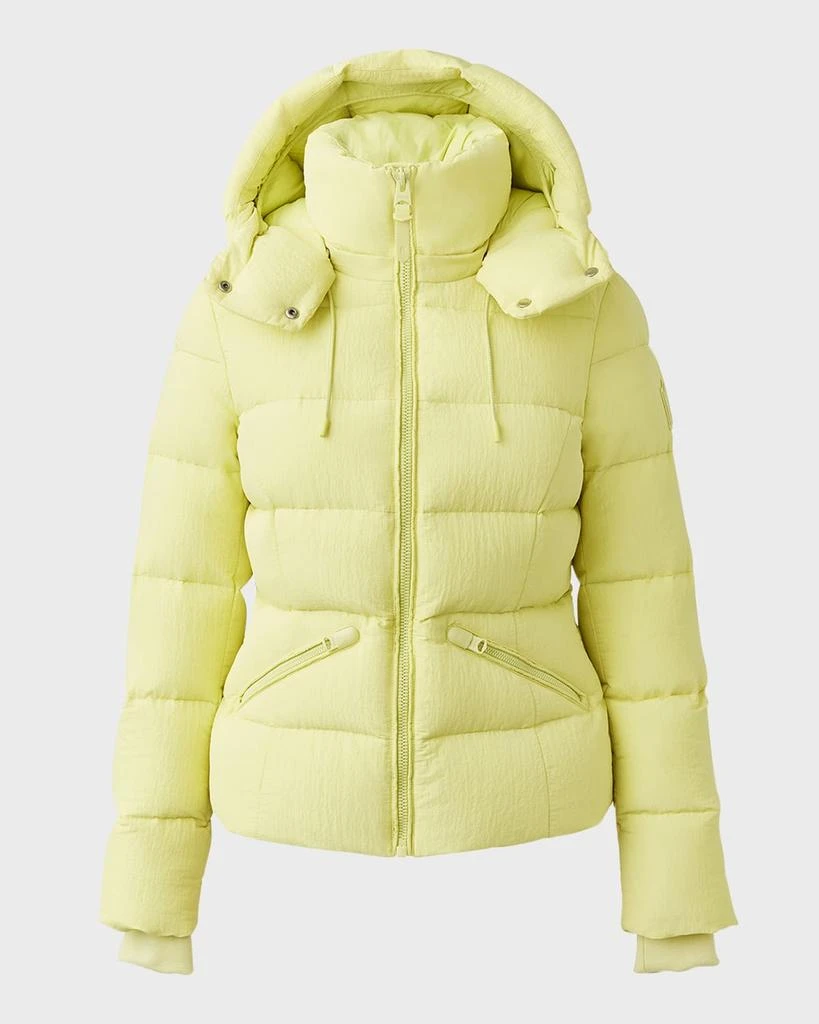 Shop Madalyn Tactile Ripstop Down Hooded Jacket on Sale at BeyondStyle ...