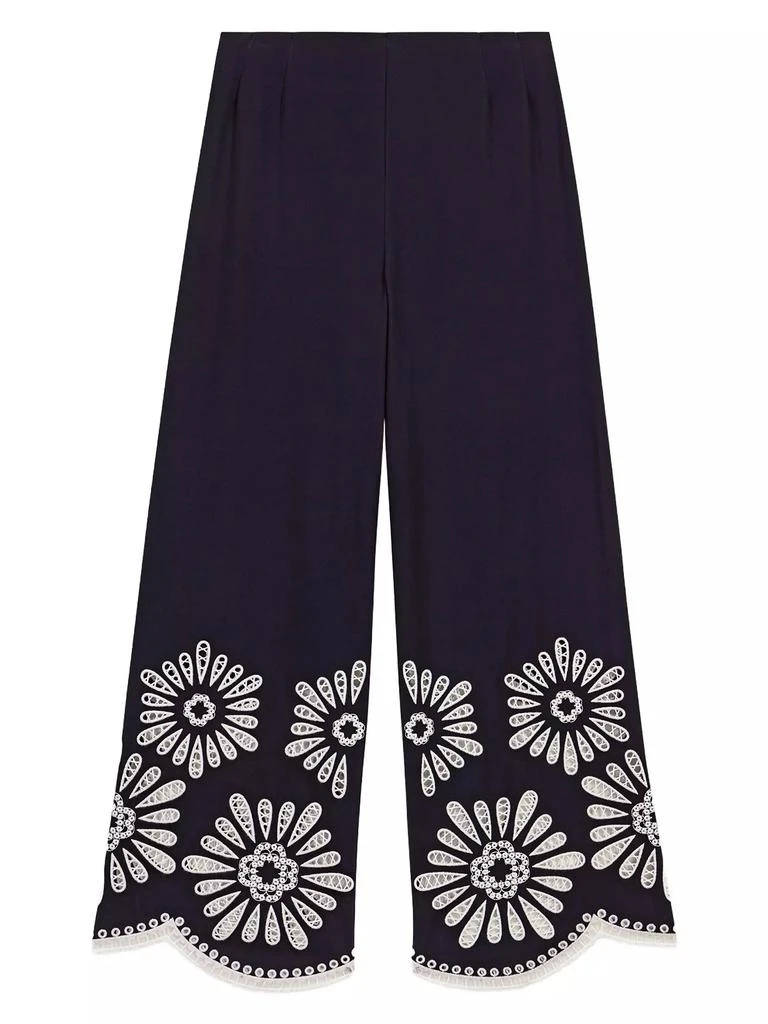 Maje Trousers with Crochet Detail - Leggings - Free Shipping - BeyondStyle