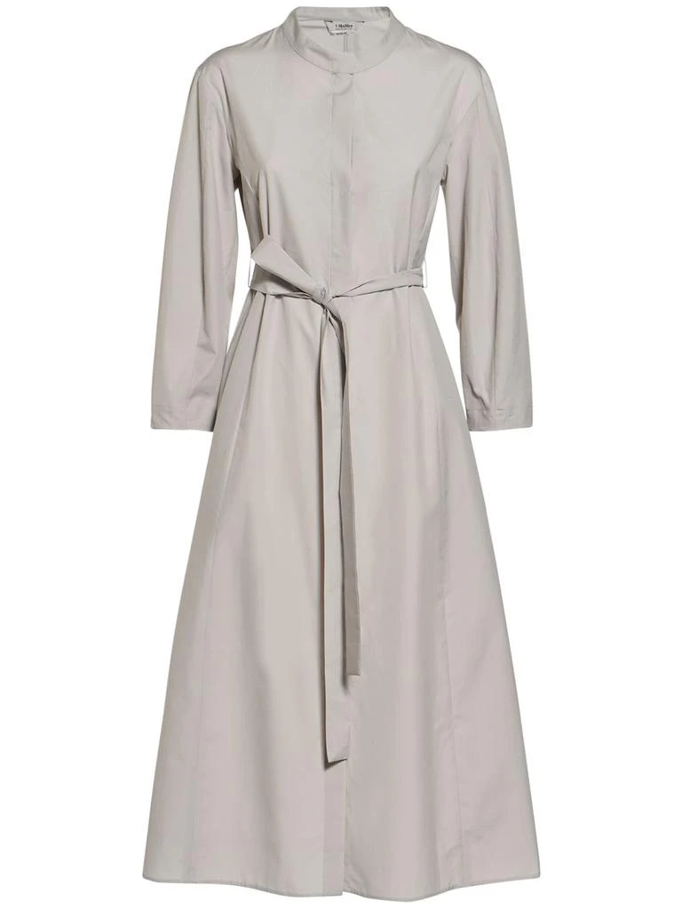 Max Mara Cloe Belted Poplin Midi Dress - Dresses & Skirts - BeyondStyle