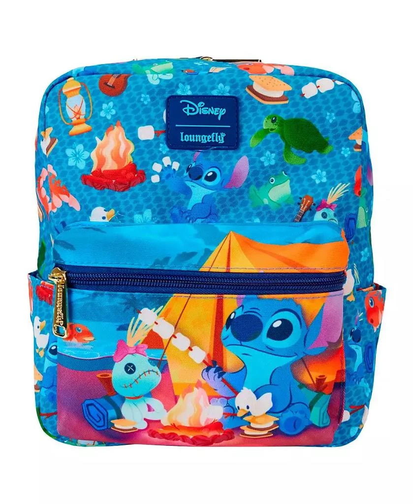 Loungefly Lilo and Stitch Camping Cuties Nylon Mini Backpack ...
