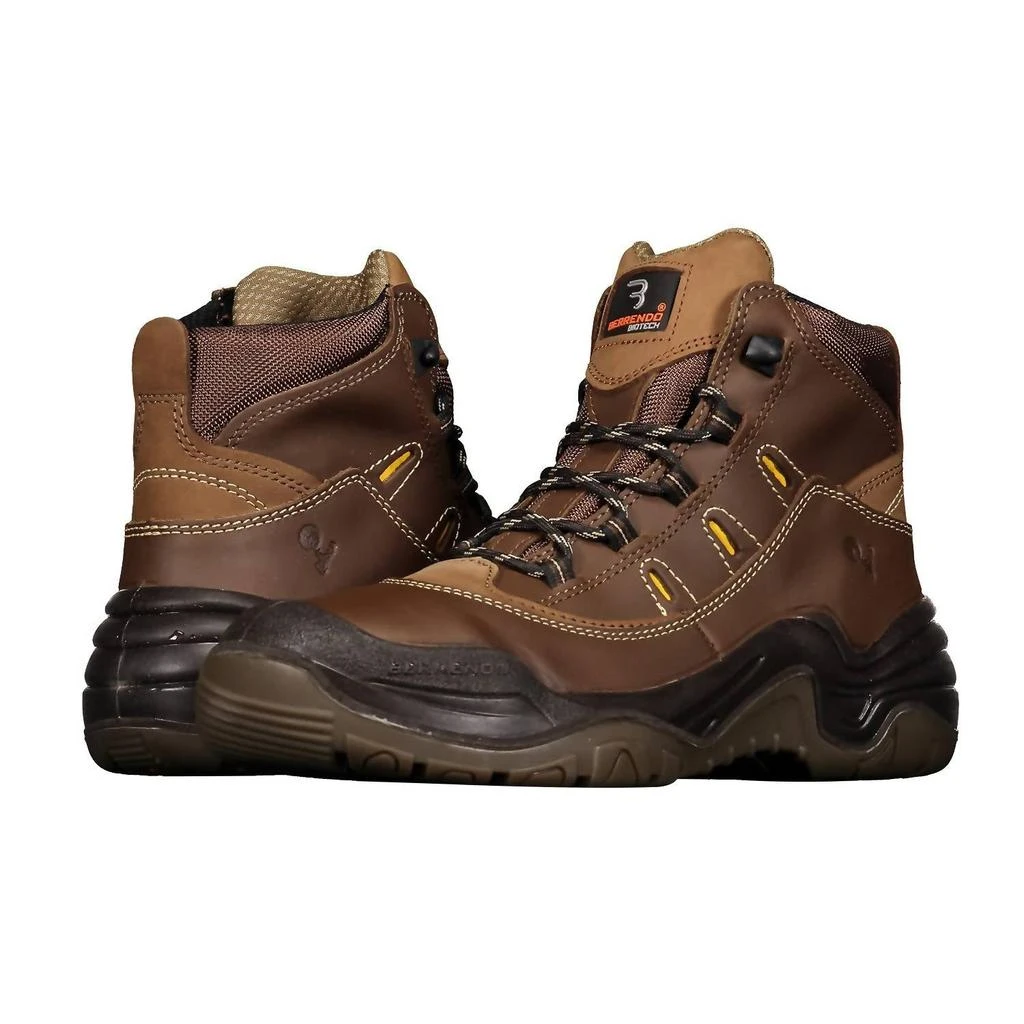 Berrendo Men’S Steel Toe Work Boots 6” In Sierra - Boots - Free ...