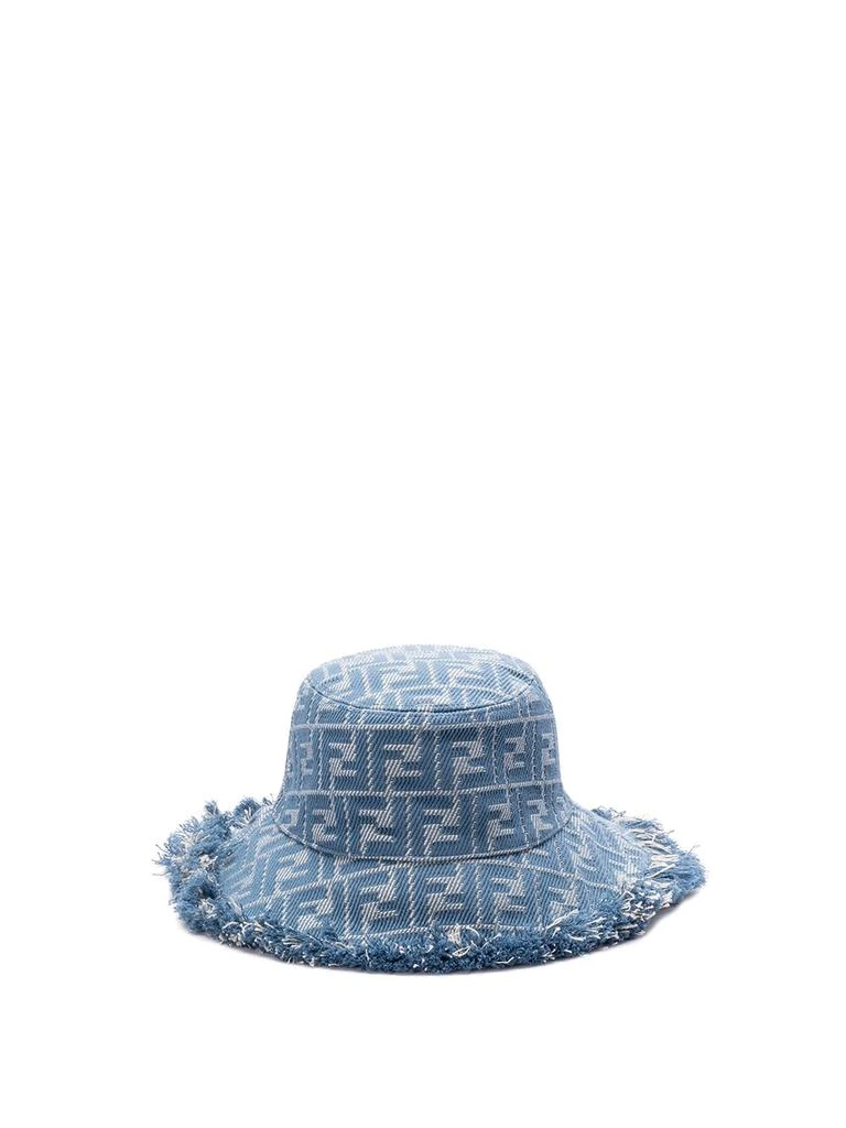 Fendi Fendi `Ff` Denim Bucket Hat - Hats - BeyondStyle
