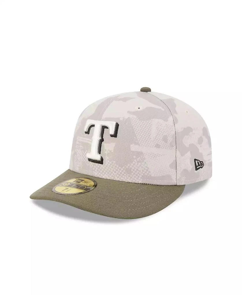 New Era Men's Light Beige/Olive Texas Rangers 2025 Armed Forces Day ...