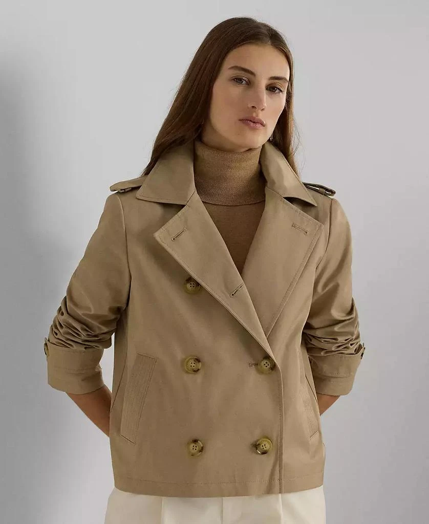 Lauren Ralph Lauren Women's Double-Breasted Trench Coat - Coats - Free ...