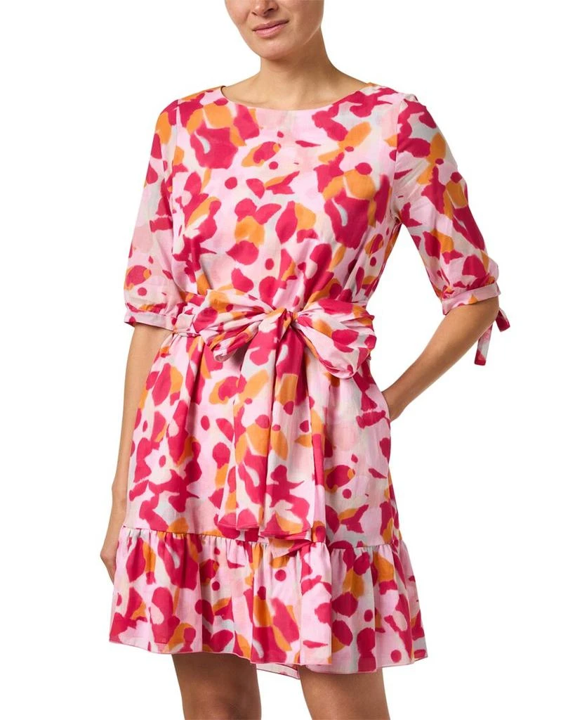 ROSSO35 Rosso35 Tiered Cotton Dress Mini Dress - Dresses & Skirts ...