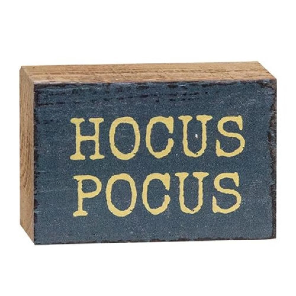 Hocus Pocus Block Sign – On Sale Now with Up to 13% Off | Discover ...