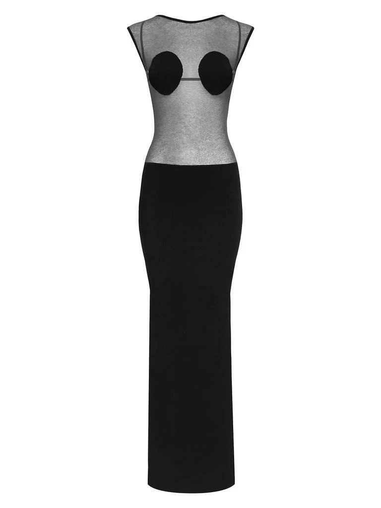 Jacquemus Sheer Fitted Maxi Dress - Dresses & Skirts - Free Shipping ...