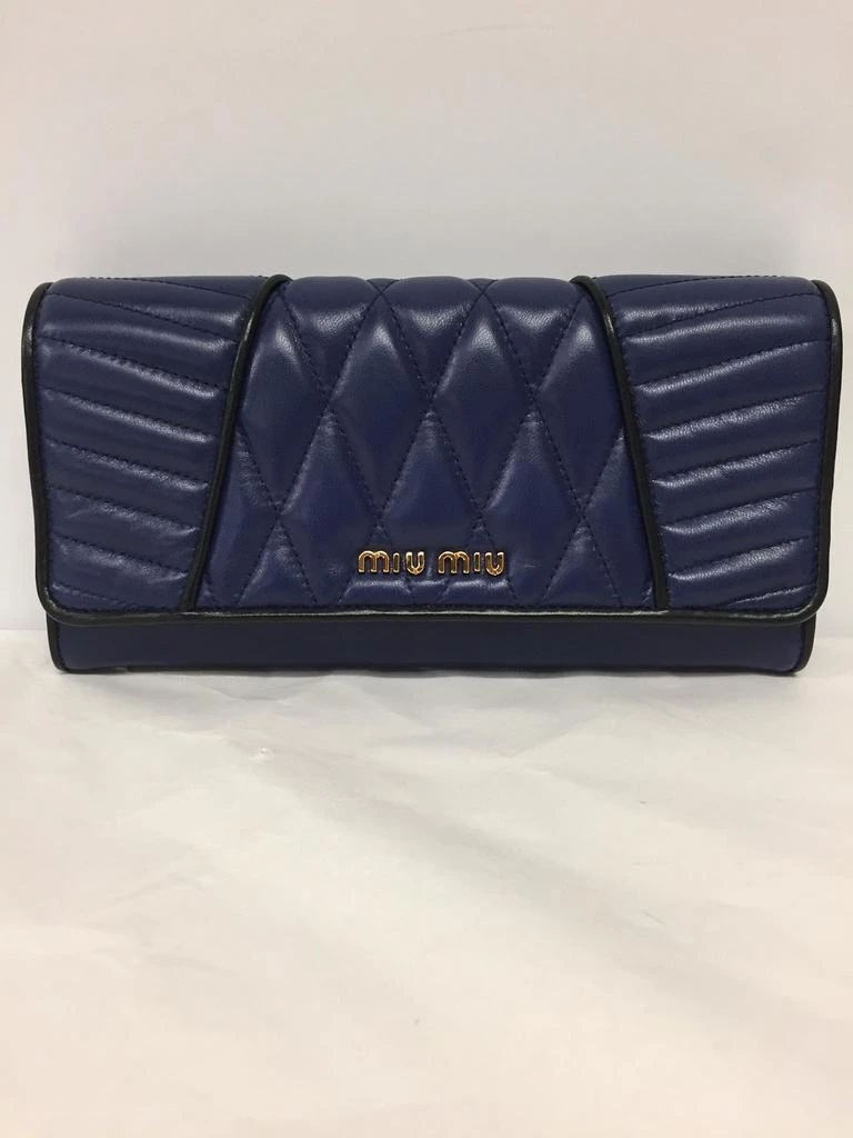 Miu Miu Quilted Leather Wallet - Wallets - BeyondStyle