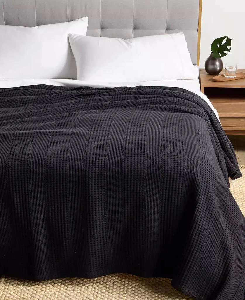 Oake Cotton Waffle Blanket, Full/Queen, Exclusively at Macy's - Free ...