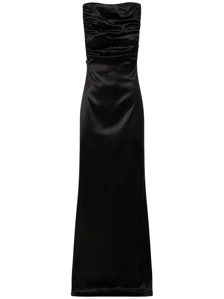 Christopher Esber Palladium Side Slit Satin Maxi Dress - Dresses ...