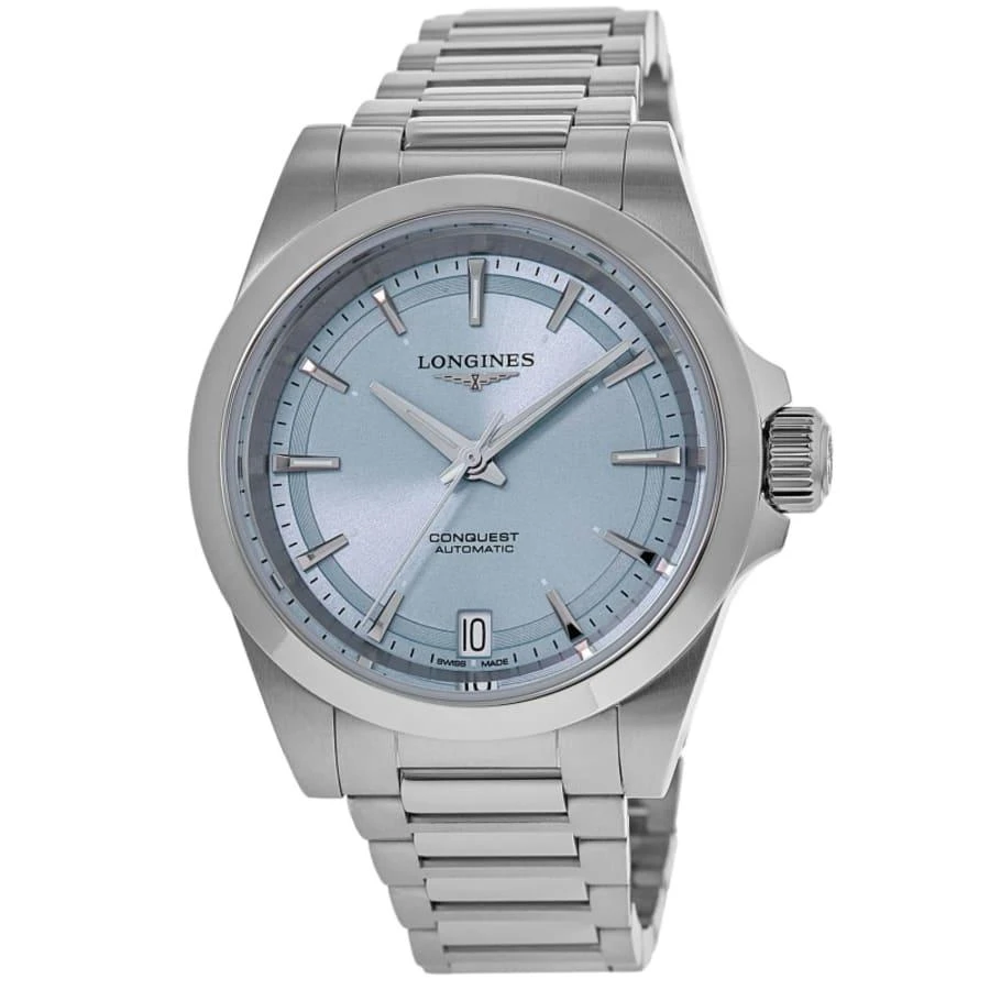 Conquest Automatic 34mm Blue Dial Steel Women's Watch L3.430.4.92.6 ...