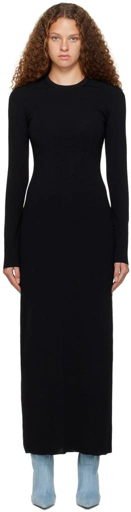 Paco Rabanne Black Jacquard Maxi Dress - Dresses & Skirts - BeyondStyle