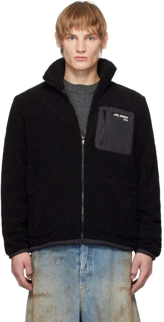 Axel Arigato Black Billie Fleece Jacket - Jackets - BeyondStyle