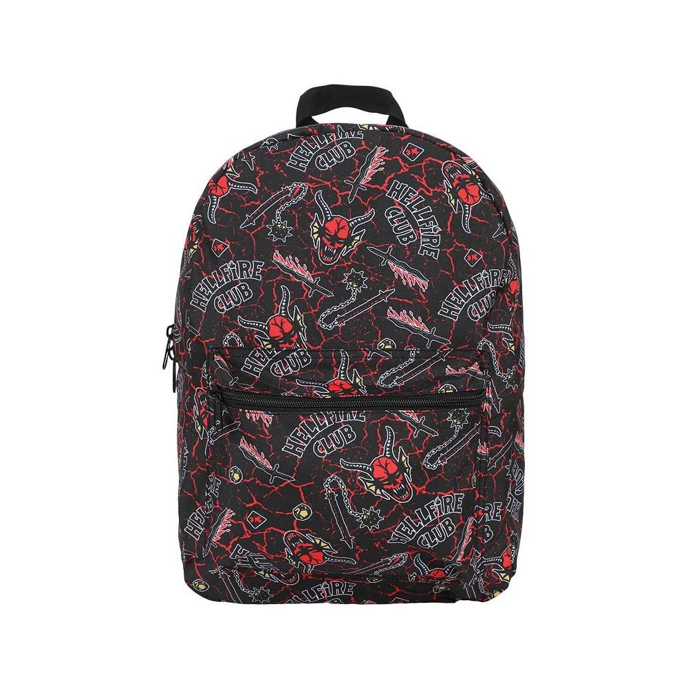 Bioworld Men's and Women's Black Stranger Things Laptop Backpack ...
