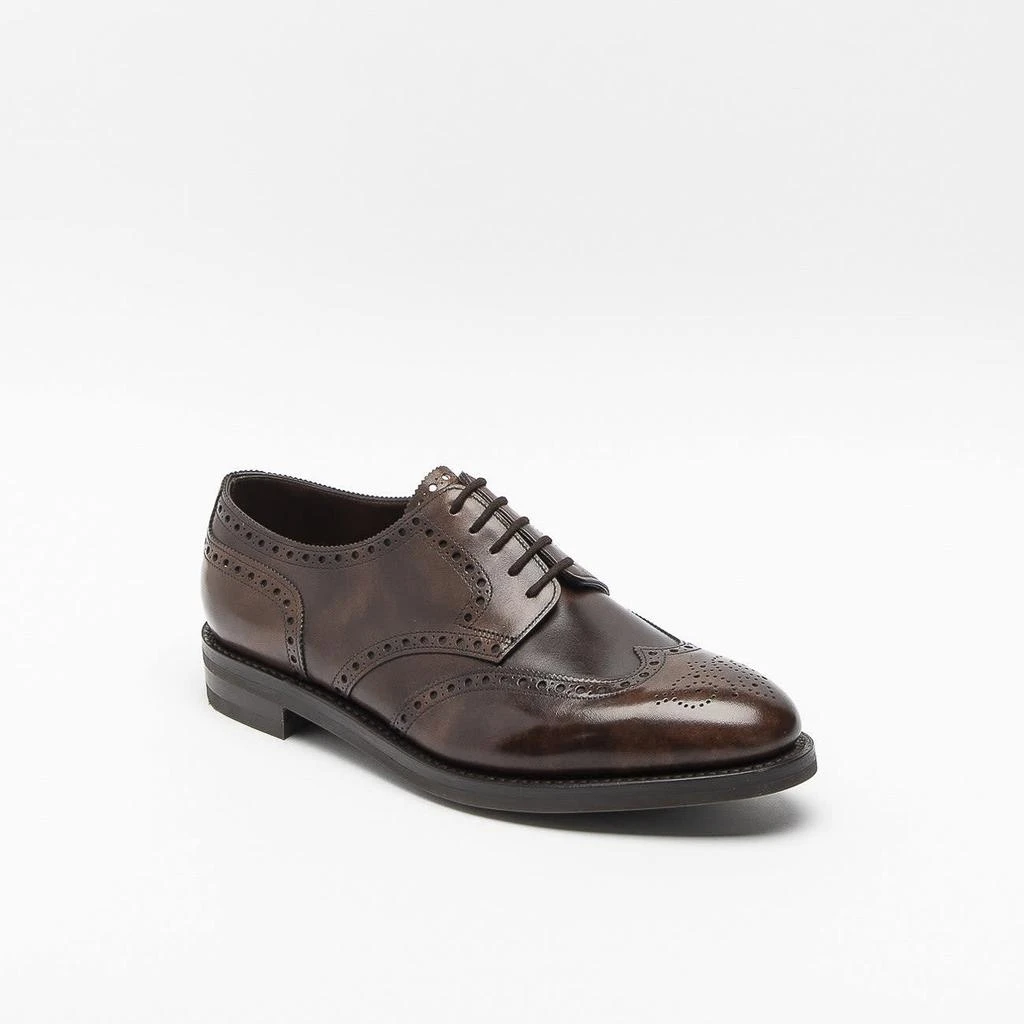 John Lobb Hayle Dark Brown Museum Calf Derby Shoe - Dress Shoes ...