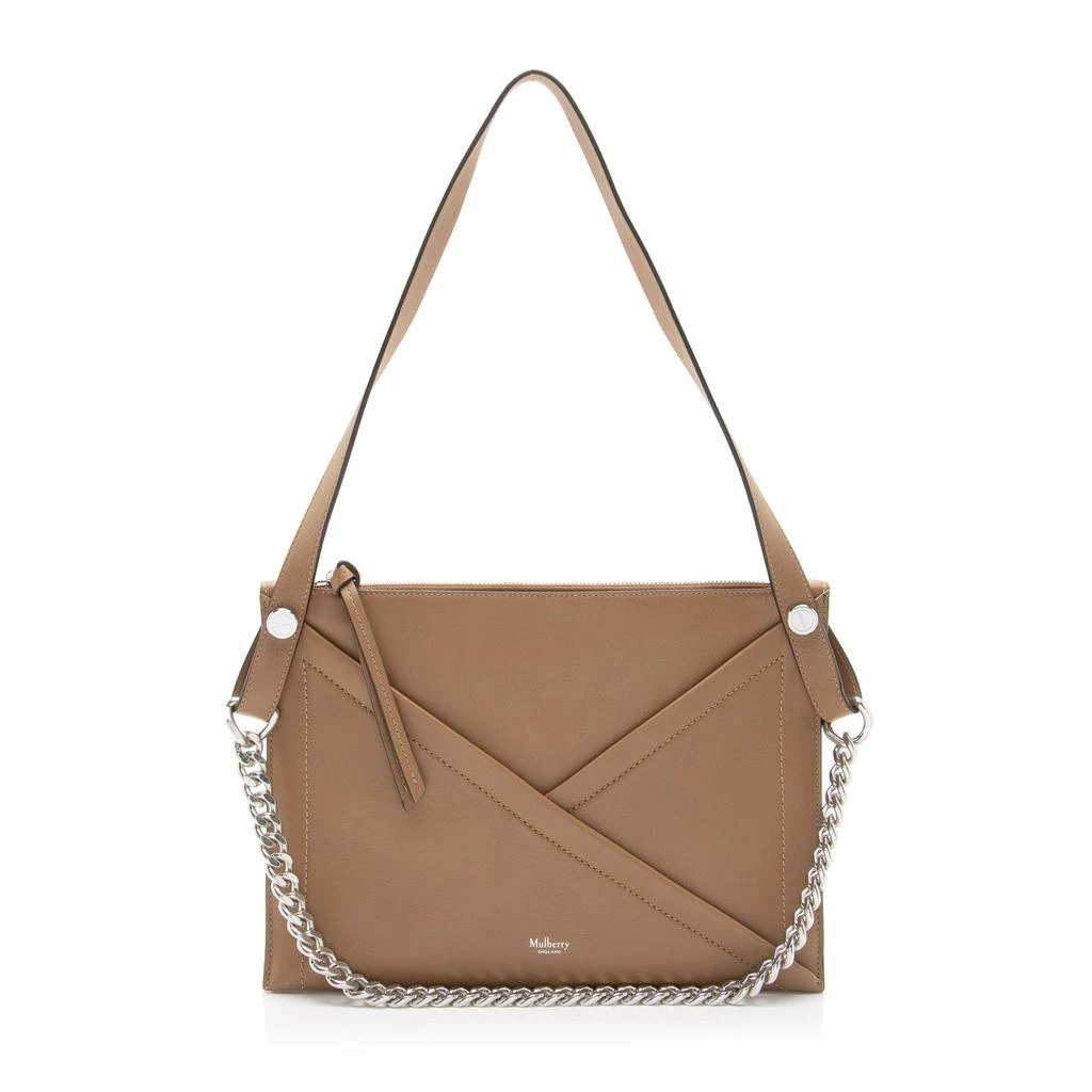 Mulberry Calfskin M Zip Large Shoulder Bag - Bags - Free Shipping ...