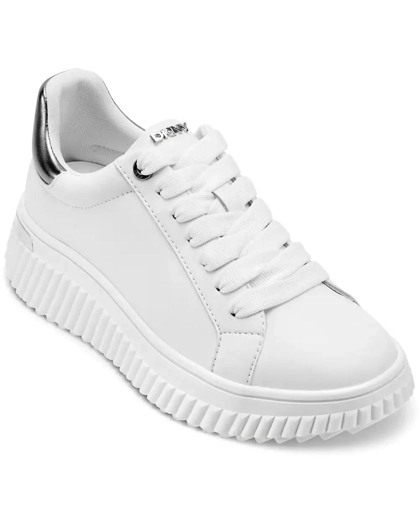 DKNY Women's Lobeco Lace-Up Platform Sneakers - Casual Shoes - Free ...