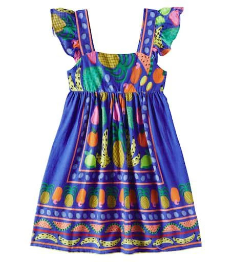 Fábula Lenço Frutaria printed cotton dress - Kid's Clothing - BeyondStyle