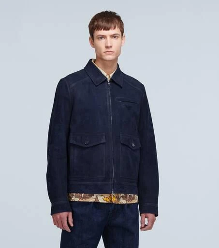 Prada Suede leather jacket - Jackets - Free Shipping - BeyondStyle