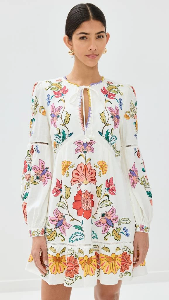Off White Floral Insects Mini Dress – On Sale Now with Up to 31% Off ...