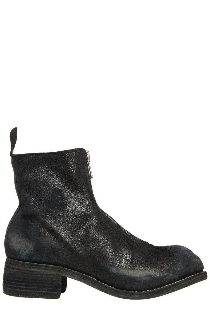 Guidi Guidi PL1 Front Zipped Ankle Boots Black IT39 - Boots Guidi Guidi PL1 Front Zipped Ankle Boots Black IT39 - Boots