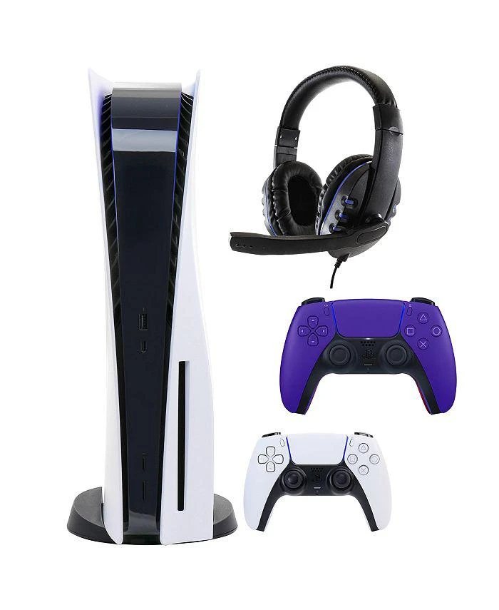 SONY PS5 Core with Extra Purple Dualsense Controller and Universal ...