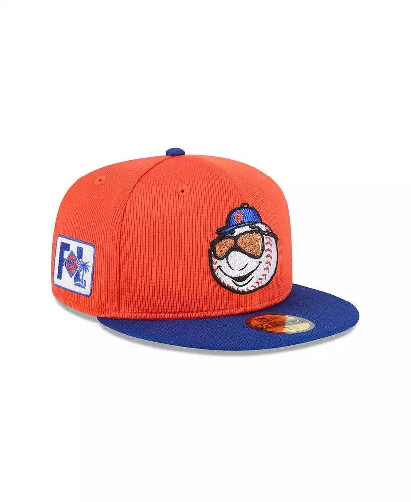 New Era Men's Orange New York Mets 2025 Spring Training 59FIFTY Fitted ...