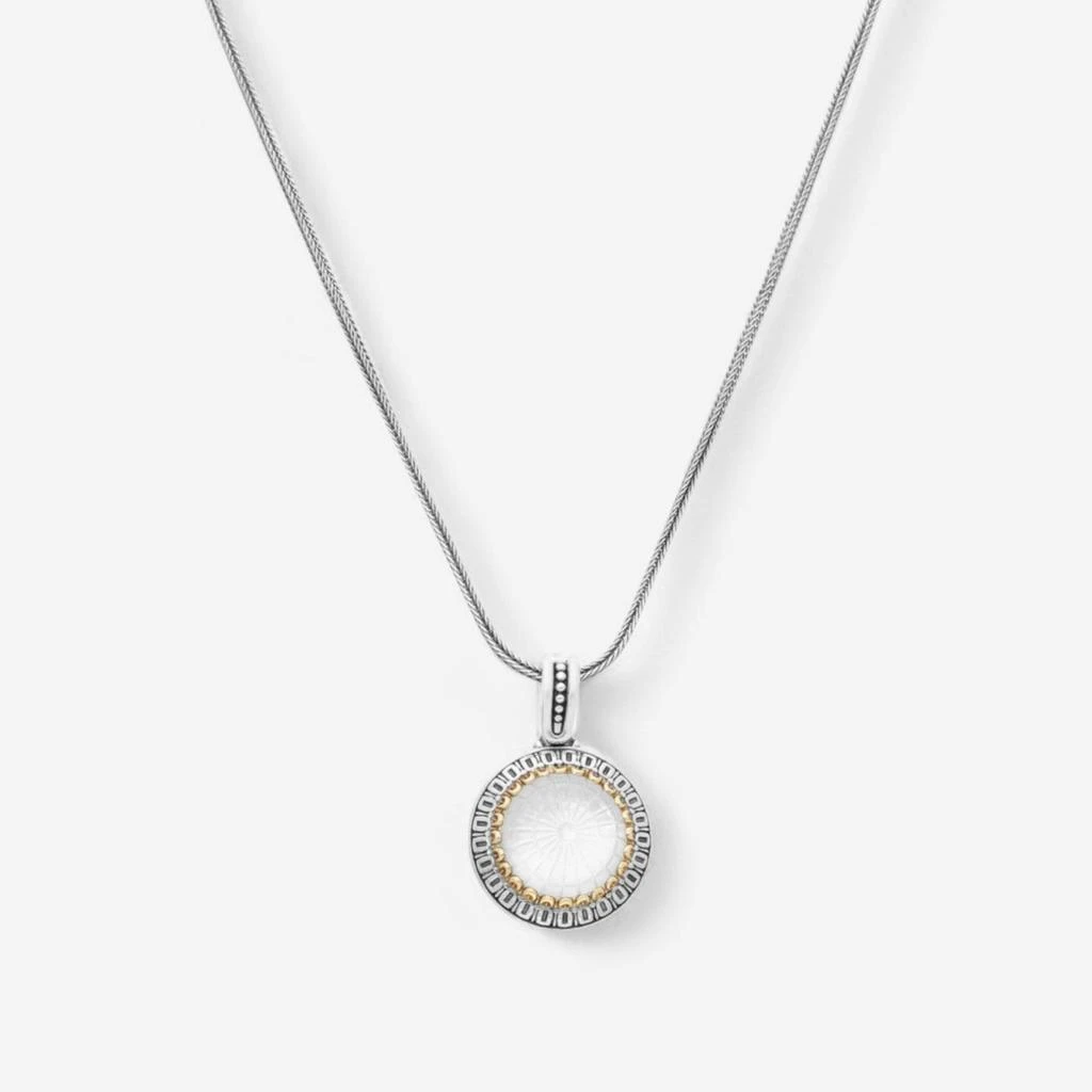 Konstantino Dome Sterling Silver & 18K Yellow Gold Mother of Pearl ...