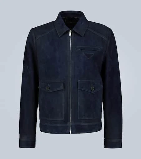 Prada Suede leather jacket - Jackets - Free Shipping - BeyondStyle