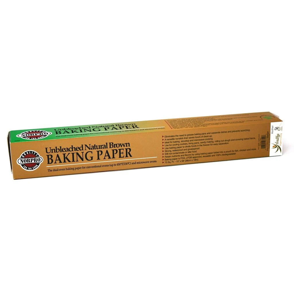 Unbleached Baking Paper Roll – 73 Square Feet, Natural Parchment – On ...