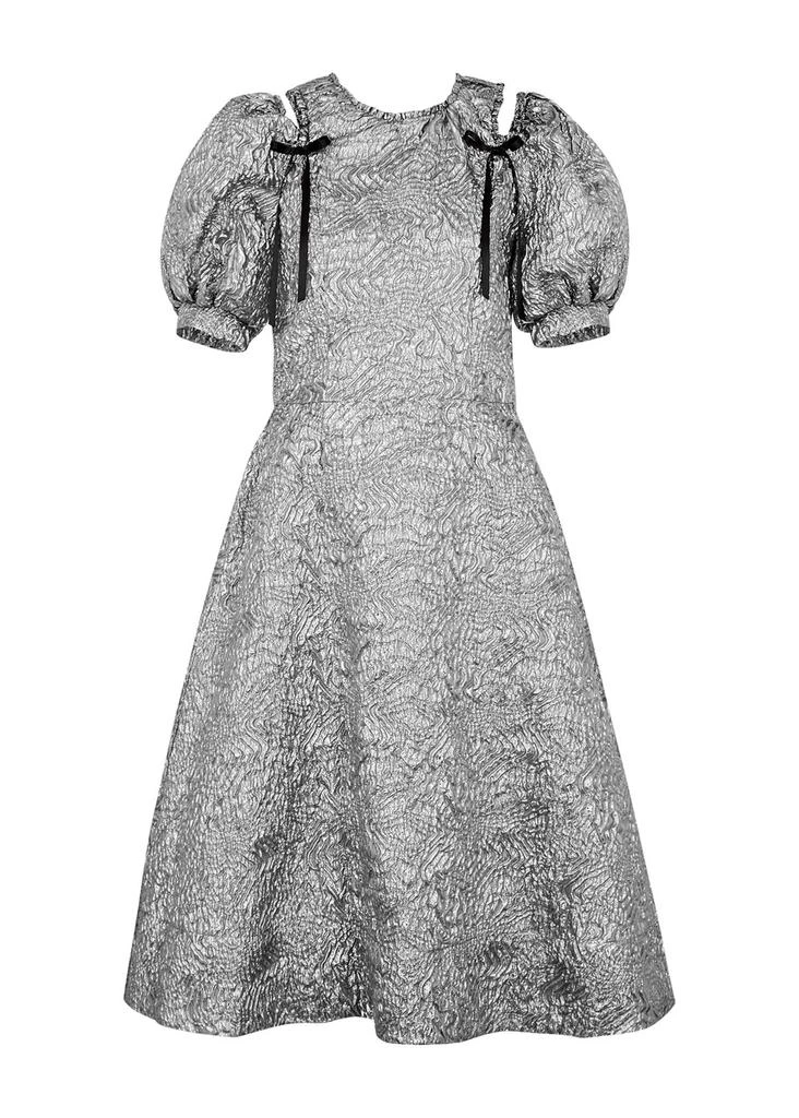 SIMONE ROCHA Metallic cloqué midi dress - Dresses & Skirts - BeyondStyle