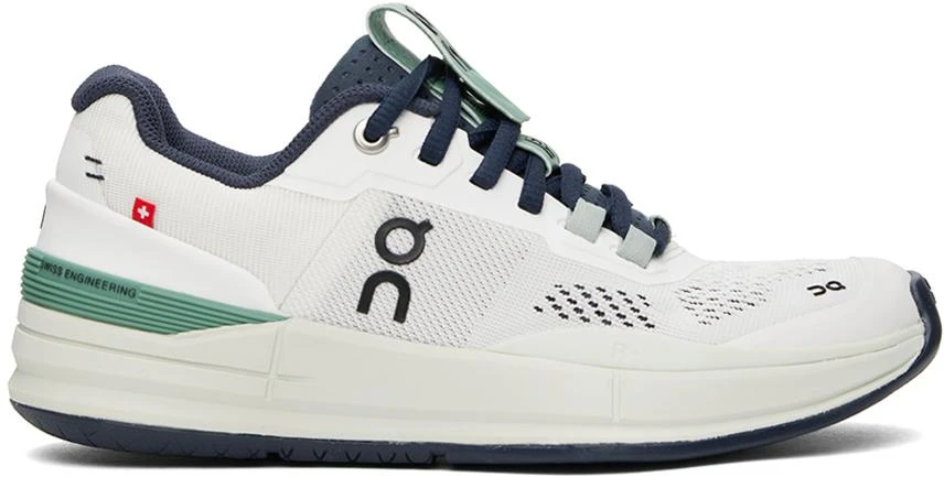 Shop White & Navy 'THE ROGER Pro' Sneakers on Sale at BeyondStyle – Get ...