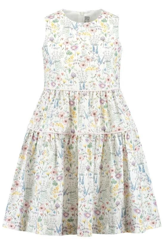 IL GUFO Il Gufo Floral-Printed Flared Dress - Kid's Clothing - BeyondStyle