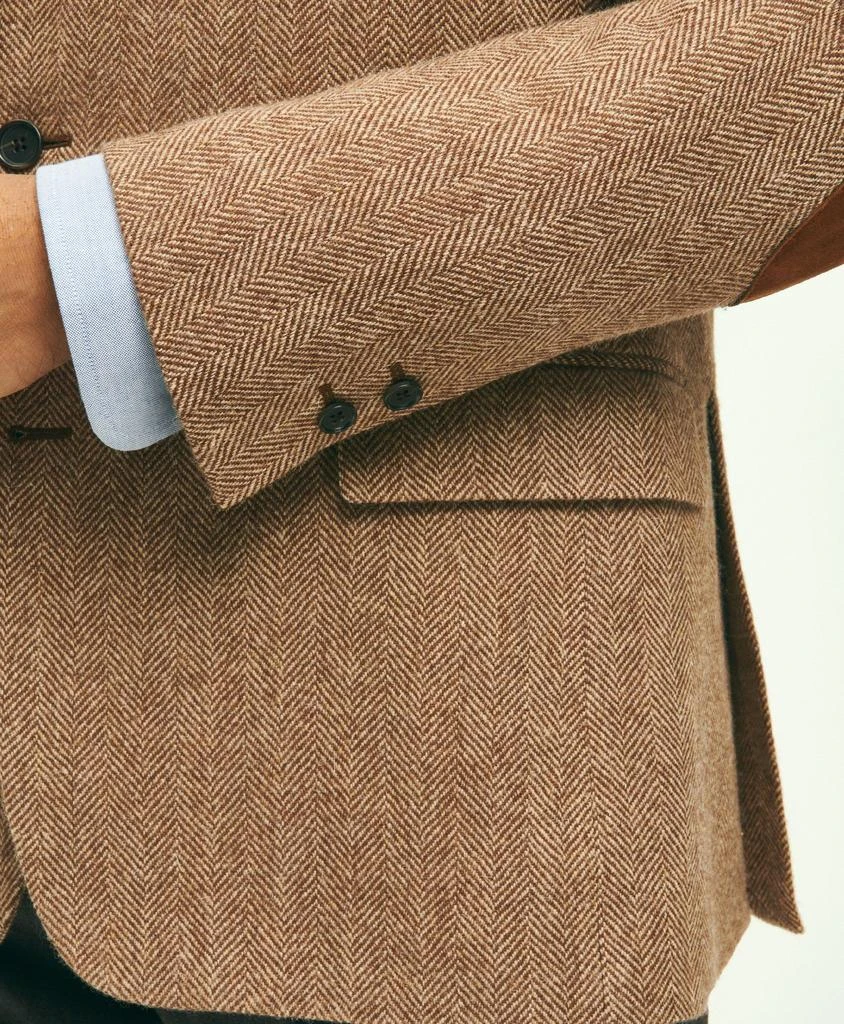 Brooks Brothers Classic Fit Wool Herringbone Sport Coat - Parkas - Free ...