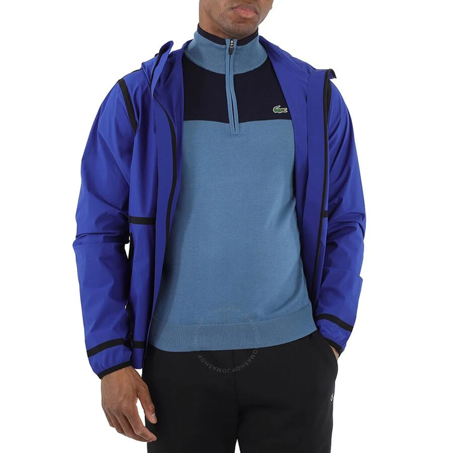 Lacoste Men's Cosmic Hooded Lettering Light Zip Jacket - Jackets ...
