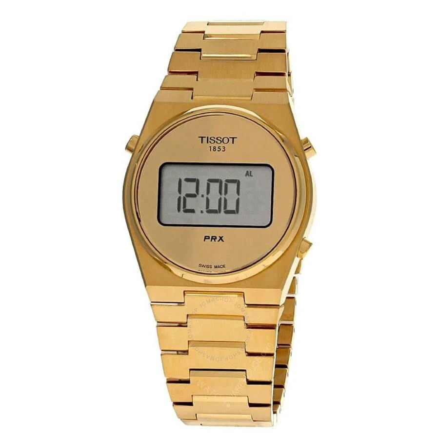 Tissot PRX Digital Quartz Gold Dial Men's Watch T1372633302000 ...