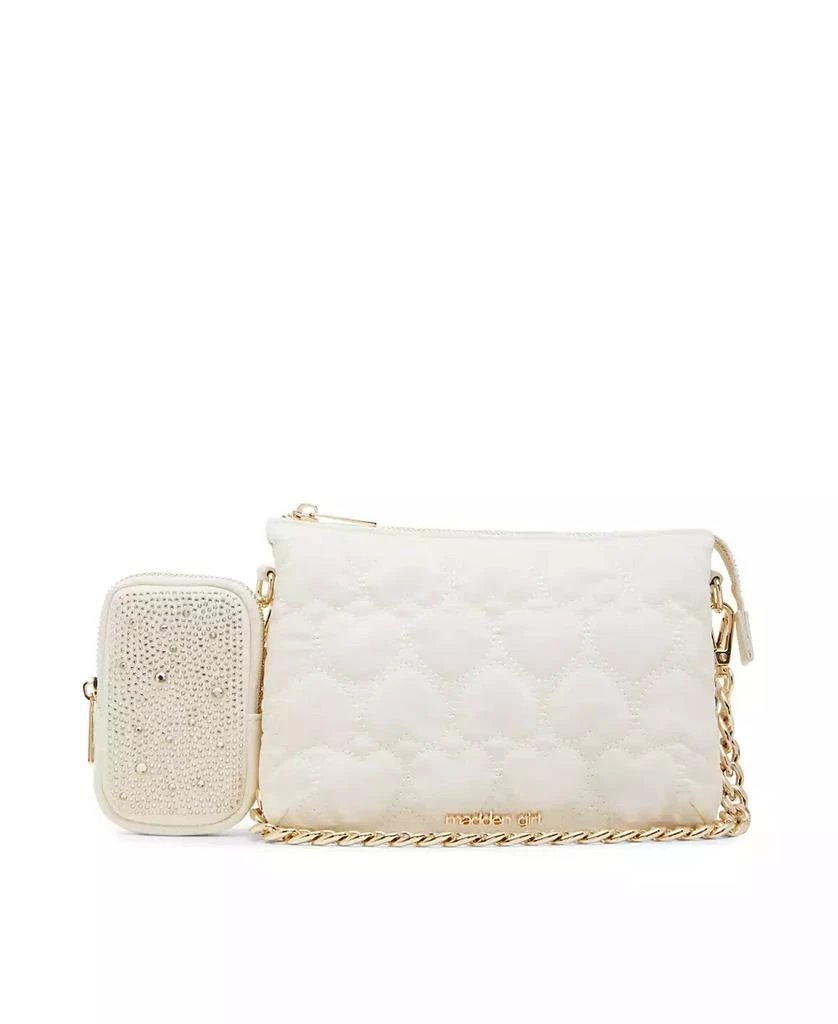 Madden Girl Ari Heart Quilt Modular Crossbody Bag - Crossbody - BeyondStyle