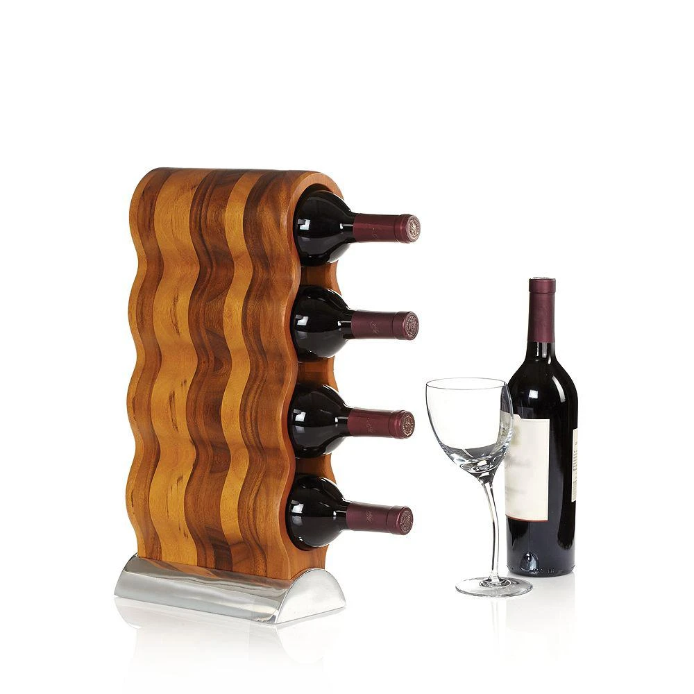 Nambé Gourmet Bar Curvo Wine Rack - Free Shipping - BeyondStyle