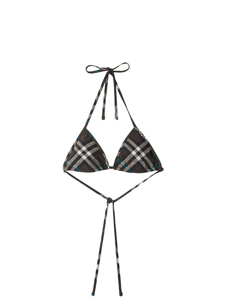 Burberry Check Triangle Bikini Top - Swimwear - Free Shipping - BeyondStyle