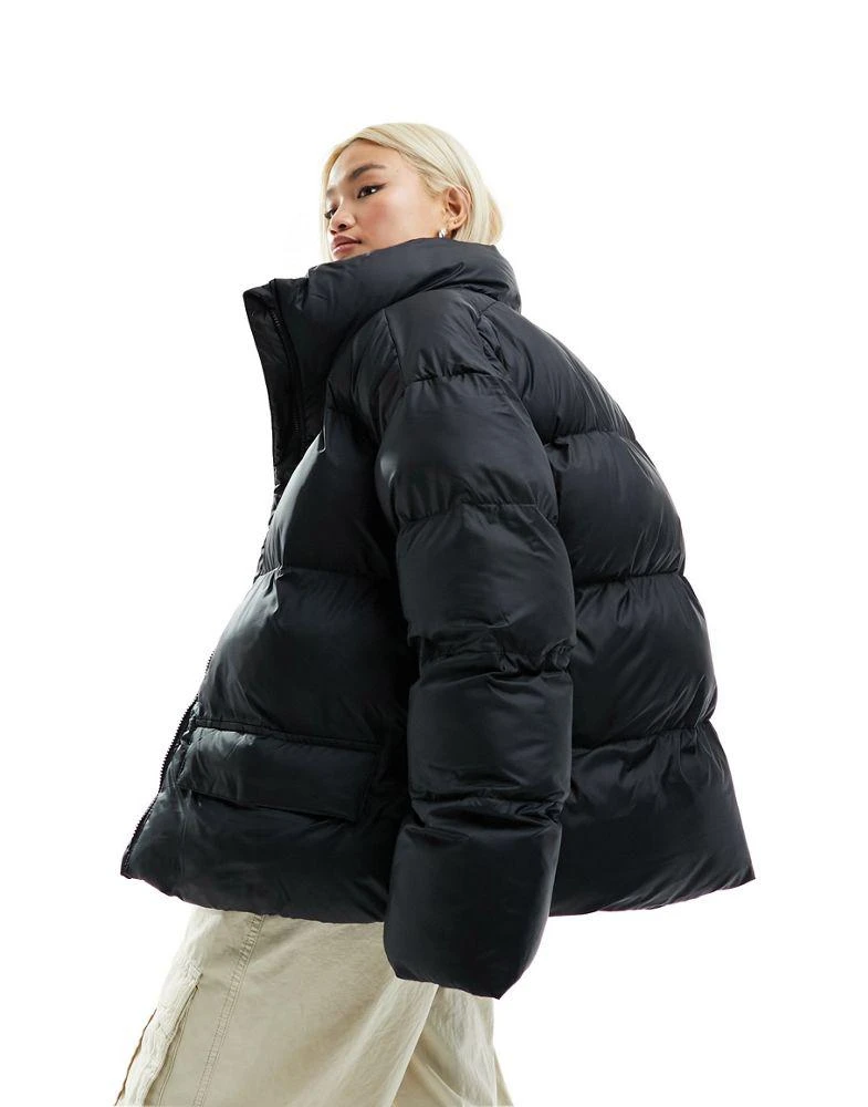 Columbia Puffect Surplus oversized puffer coat in black Exclusive to ...