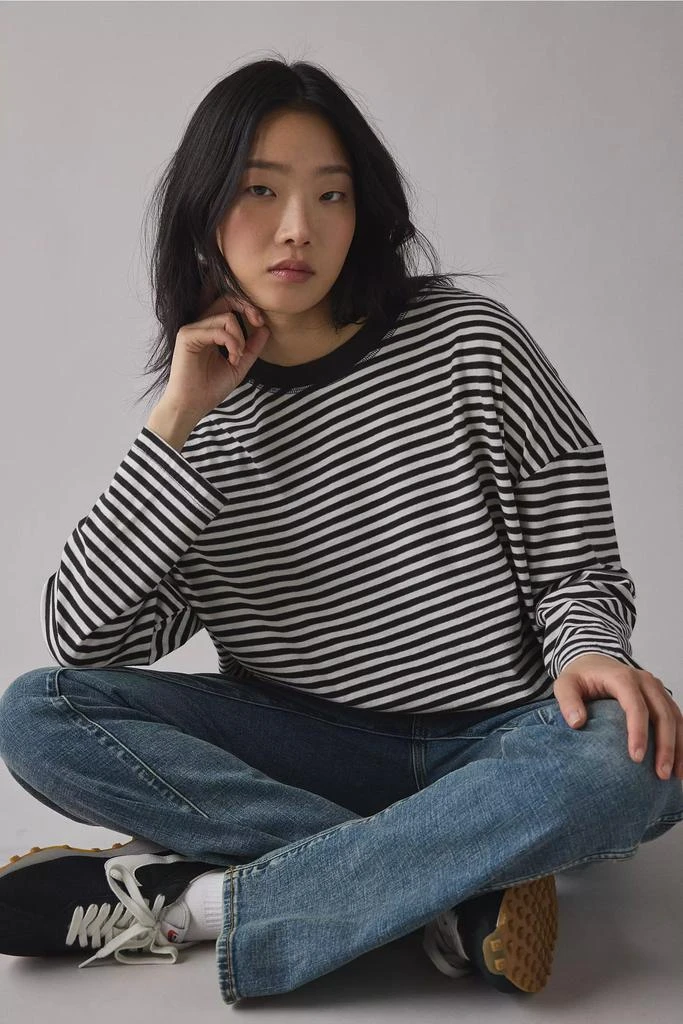 BDG BDG Boxy Long Sleeve Spill The Tee - T-Shirts - BeyondStyle