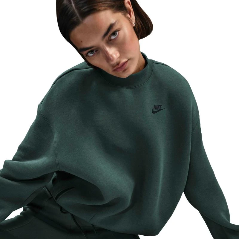 NIKE Nike Tech Fleece Oversized Crew - Women's - Hoodies - BeyondStyle