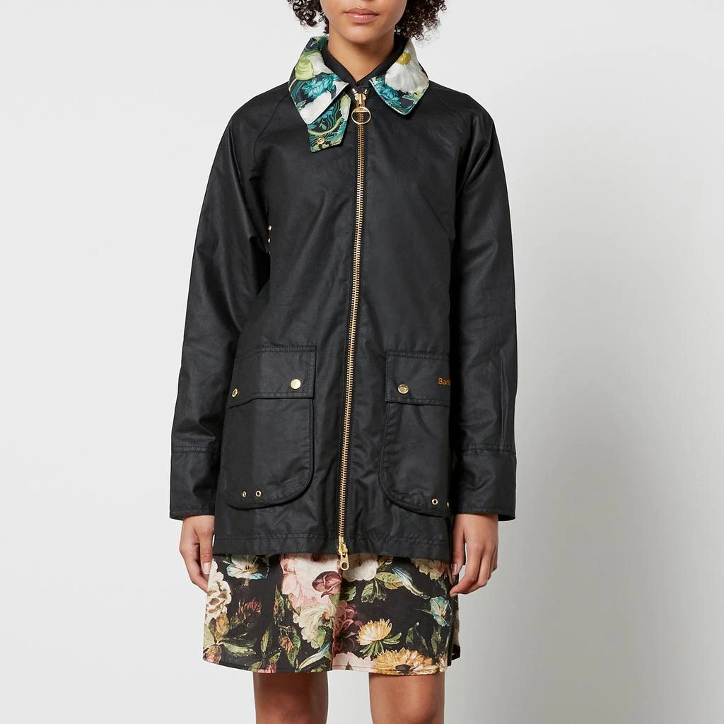 Shop Barbour x House of Hackney Dalston Waxed-Cotton Coat on Sale at ...