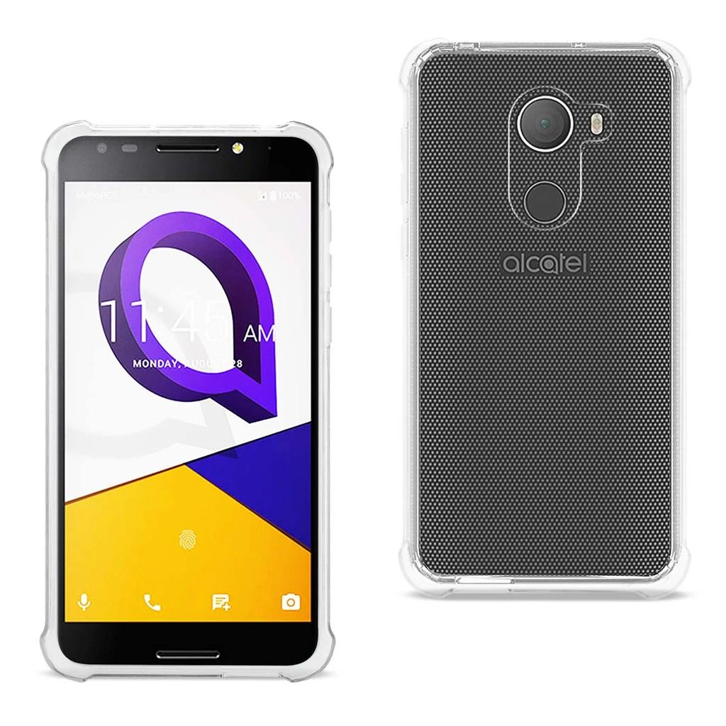 Reiko Alcatel Walters Clear Bumper Case With Air Cushion Protection In ...