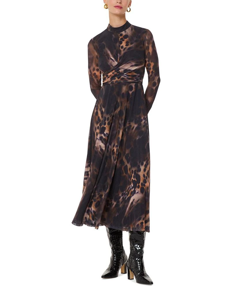 Whistles Misty Leopard Mesh Dress - Dresses & Skirts - Free Shipping - BeyondStyle