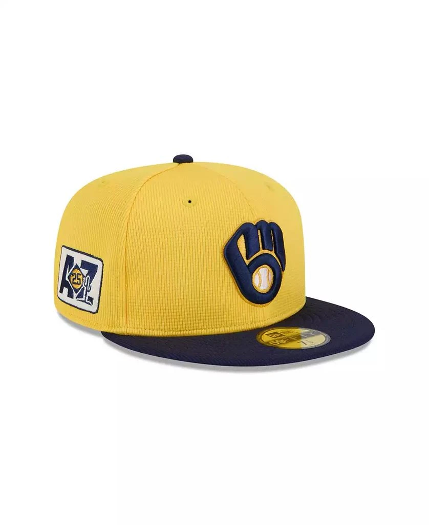 New Era Men's Yellow Milwaukee Brewers 2025 Spring Training 59FIFTY ...
