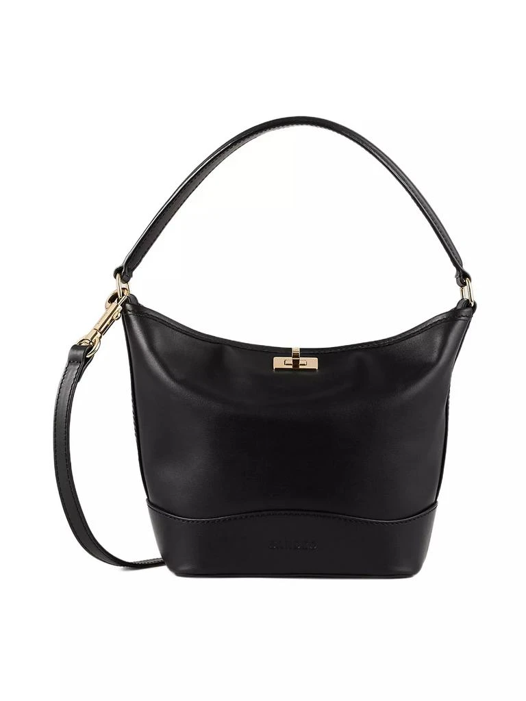 Sandro Tangoso Leather Bucket Bag - Tote Bags - Free Shipping - BeyondStyle
