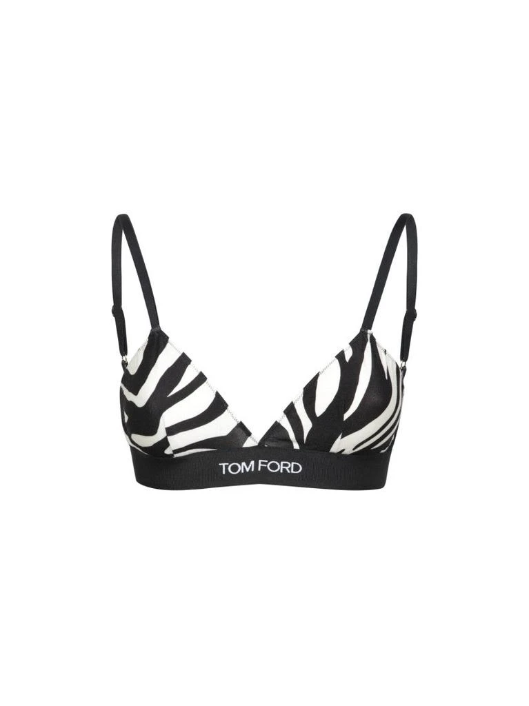 Tom Ford Zebra Print Modal Bra Top - Sports Bras - Free Shipping ...