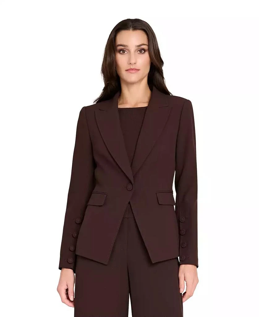 Shop Women's Peak Lapel One-Button Jacket on Sale at BeyondStyle – Get ...